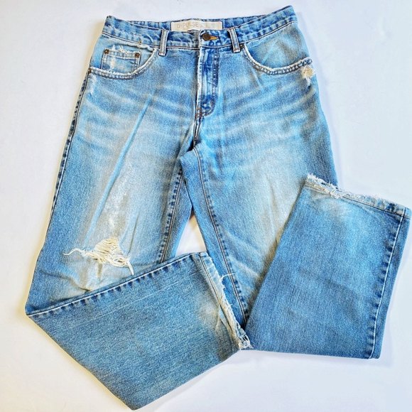 D-Pulse | Jeans | Vtg Dpulse Distressed High Rise Mom Jeans Sz 26 ...